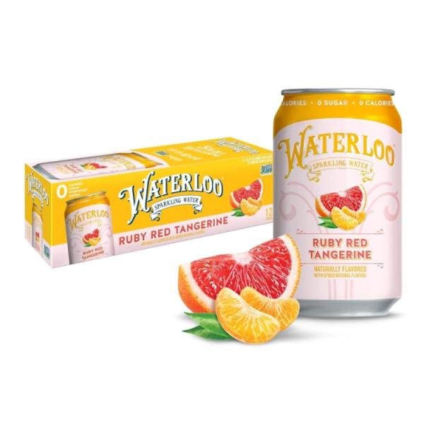 ルビーレッドタンジェリン フレーバーのナチュラルスパークリングウォーター 12oz（約355mL）、12本セット。 ゼロカロリー、砂糖不使用、甘味料不使用、ナトリウムゼロで、爽やかな炭酸とフルーティーな香りを楽しめます。 非遺伝子組換え認証...
