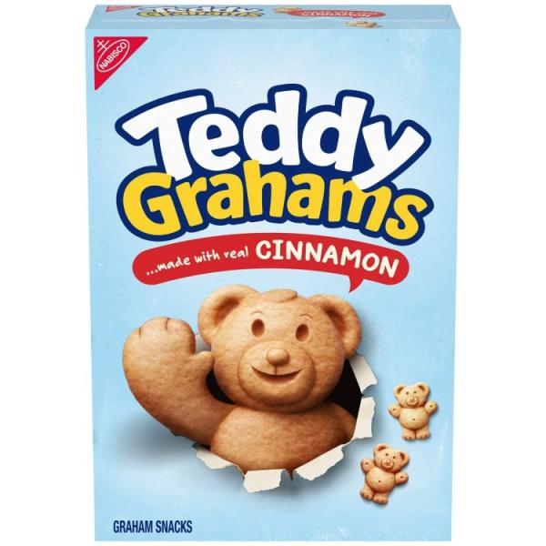 TEDDY GRAHAMS シナモングラハムスナック 10オンス 1パック（パッケージは異なる場合があります） シナモングラハムクッキーはクラシックな甘い味を提供します シナモングラハムクラッカーはカルシウムの良い供給源であり、1食あたり8...