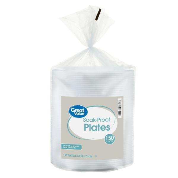 Great Valueの耐水フォームプレートは、屋外での楽しいイベント、オフィスパーティー、またはご家族との庭でのカジュアルな食事に最適です。約9インチ幅のこのプレートは、これまで以上にたくさんの美味しいおやつを並べるのに十分なスペースがあ...