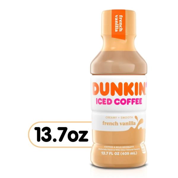 爽やかで風味豊かなダンキンのフレンチバニラアイスコーヒーは、美味しくて甘い刺激を与え、元気を出します。名前の通り、アイスで飲むのがベスト13.7液量オンスのすぐに飲めるボトルには、ダンキンドーナツで元気に活動するためのカフェインが184mg...