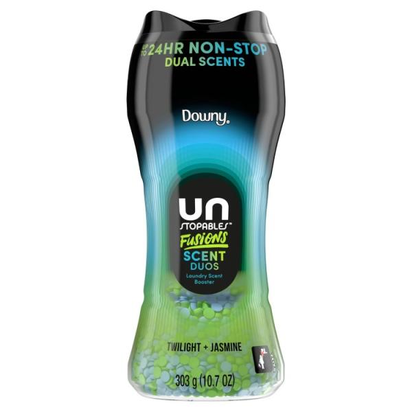 ダウニー アンストッパブルズ フュージョン ランドリービーズは24時間フレッシュさを保ち、一日中いい香りが続きますトワイライト&amp;ジャスミンの香りは、甘いバニラとフローラルなジャスミンをブレンドし、爽やかな香りを放ちますどんな生地にも...