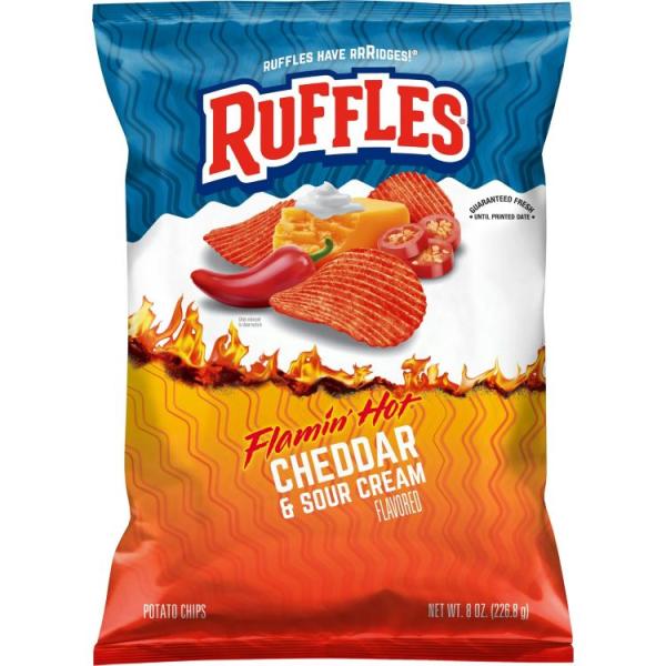 フレイミンホットチェダーサワークリーム 8オンスバッグ 次に食べたくなったときや 次の冒険のときに備えて フリトレー ブランドの代表的なポテトチップスを 1 袋買っておきましょう。 これらのパックは常温保存が可能なので 手軽におやつとして食...