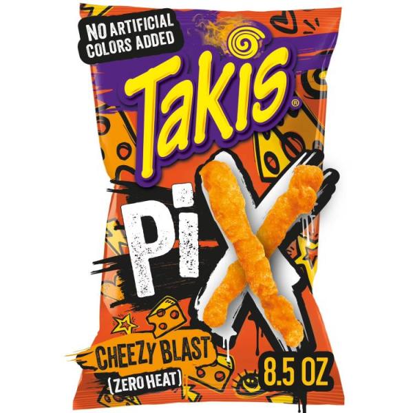 タキス チージーブラスト コーンパフスナック。 コーンを使用したサクサク食感のパフタイプスナックで、ひとつひとつ異なる形状としっかりとした食べごたえが特長です。 チーズの風味を楽しめるノンスパイシータイプで、幅広い方に取り入れやすい味わいで...
