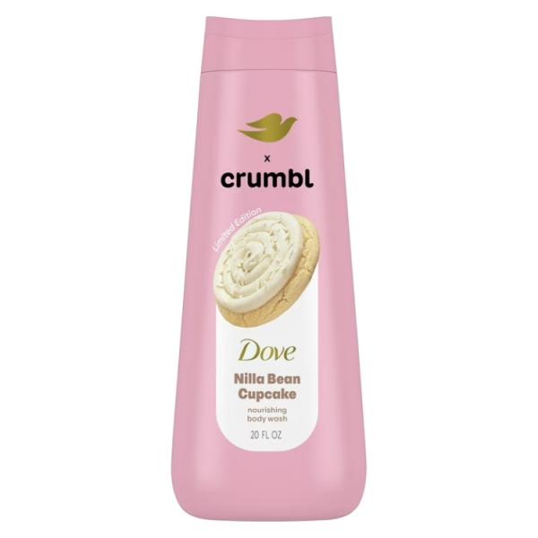 Crumblの「ニラビーンクッキー」をイメージしたDoveの数量限定モイスチャライジングボディウォッシュ。しっとり焼き上げたバニラビーンクッキーに、クリーミーなバニラフロスティングを重ねたような、甘く心地よい香りがシャワータイムを特別なひと...