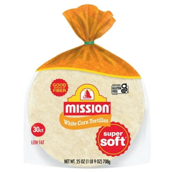 ミッション ホワイトコーン トルティーヤは、ふんわりとした食感と香ばしい風味が特長で、さまざまな料理にマッチする使い勝手のよい一枚です。タコスナイトはもちろん、キャセロールやメキシカンアレンジにもぴったり。しっとりとした焼き上がりが具材をし...