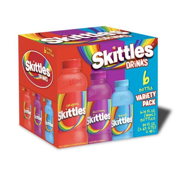 スキットルズ フルーツドリンク 3種アソート 414ml。 スキットルズのフルーツ風味を楽しめる、非炭酸タイプのドリンクです。 カラフルな味わいをイメージした、フルーティーな飲み口が特長です。 さっぱりとした後味で、日常のリフレッシュシーン...