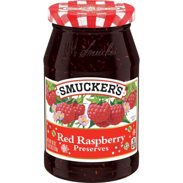Smucker's レッドラズベリージャムは、濃厚でベルベットのような食感と深いベリーの風味が特徴で、ご家族みんながきっと気に入るはずです。ラズベリーの爽やかな風味は、一度食べたら忘れられない美味しさです。スプーンですくって食べられるこのフ...