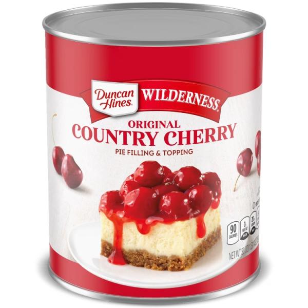 ダンカンハインズ ワイルダネス オリジナル カントリーチェリーパイフィリング＆トッピングは、チェリーの風味が楽しめるデザート用フィリングです。 パイ生地に入れるだけで手軽にパイが作れるほか、トッピングとしても使いやすい仕上がりです。 パンケ...