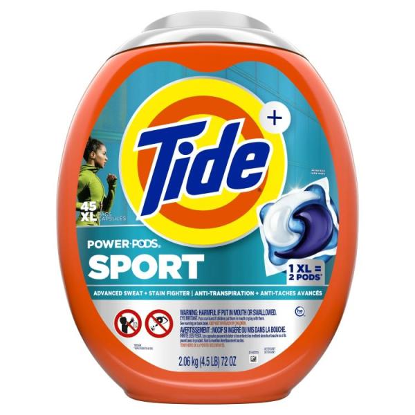 タイド パワーポッズ 液体洗濯洗剤カプセル フェブリーズ配合 スポーツオドールディフェンスは、汗や汚れがしみついた衣類を強力に洗い上げる高洗浄タイプの洗剤です。1つで通常のタイドポッズ2個分の洗浄力を発揮し、スポーツウェアやトレーニング着な...
