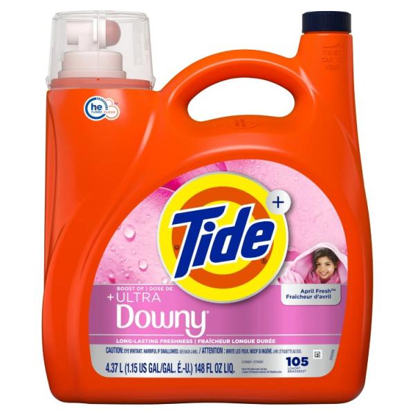 タイド プラス ウルトラダウニー 液体洗濯洗剤 エイプリルフレッシュの香りは、タイドの高い洗浄力とダウニーの華やかな香りをひとつにした洗剤です。従来比でダウニーの香り成分を20％増量し、朝から夜まで続く心地よい香りを楽しめます。 ベーキング...