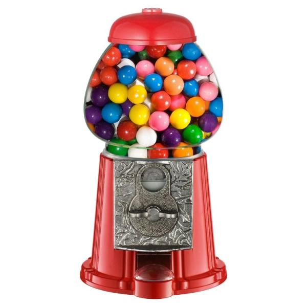 グレートノーザンポップコーン 11インチ ミニキャンディディスペンサー レッド 1920年代のクラシックなキャンディマシンをイメージした、ヴィンテージデザインのミニキャンディディスペンサーです。高級感のある赤色ボディと、透明ガラス製グローブ...