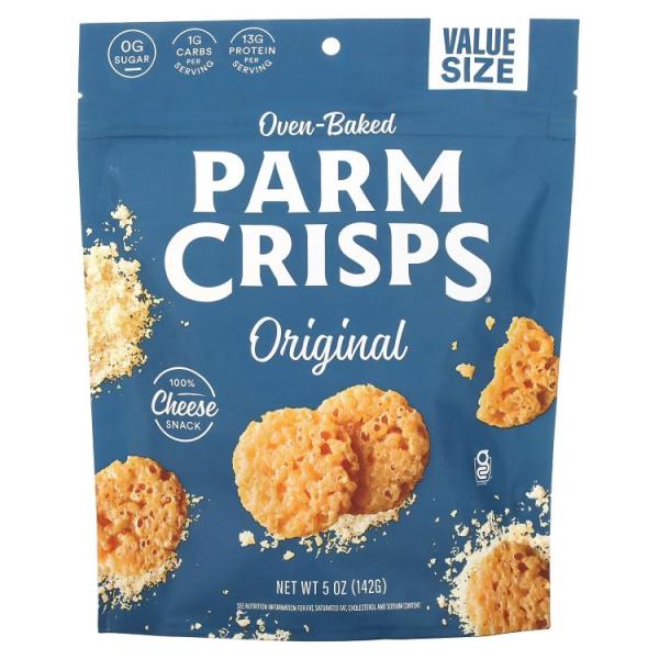 オーブンベイクド パルムクリスプス オリジナル リアルチーズ 142g 100％リアルチーズを使用し、オーブンで焼き上げたパルムクリスプスです。カリッとした食感とチーズの風味をそのまま楽しめます。 おやつにはもちろん、シャルキュトリーボード...