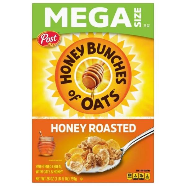 ハニーバンチズオブオーツ ハニーローストは、長年愛され続けてきた定番の朝食シリアルです。サクサクのフレークに、香ばしいオート麦のグラノーラクラスターと、ほんのり甘いハチミツを組み合わせた、風味豊かで満足感のある一杯。子どもから大人まで幅広い...