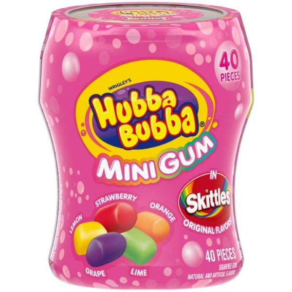 ガムのように見えます。スキットルズのような味。SKITTLESの象徴的な味を特徴とする新しいHUBBA BUBBAミニバブルガムで、雲の上を旅する風味豊かな旅に備えてください。そうです！一口サイズのガムには、グレープ、レモン、オレンジ、スト...