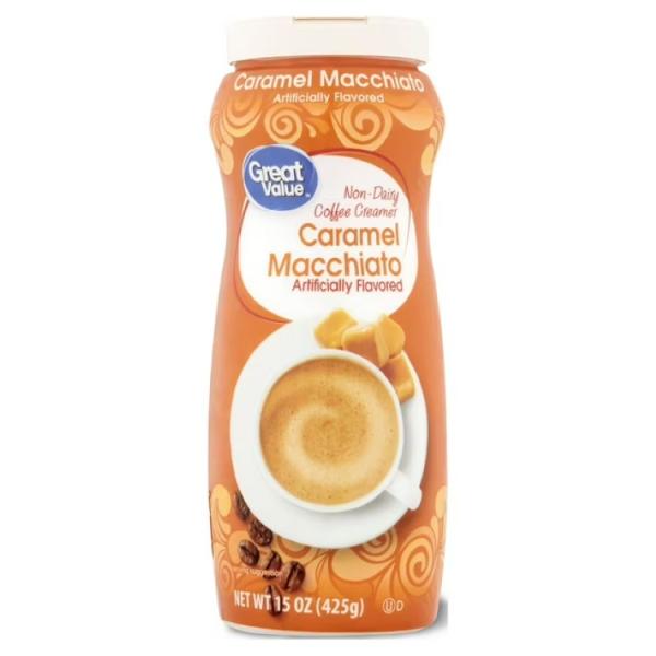 グレートバリュー キャラメルマキアート コーヒークリーマーは、キャラメルの甘い風味を楽しめるクリーマーです。コーヒーに加えるだけで、手軽にアレンジできます。 1食分あたり15キロカロリー。コーヒーに混ぜるだけでなく、焼き菓子づくりやホイップ...