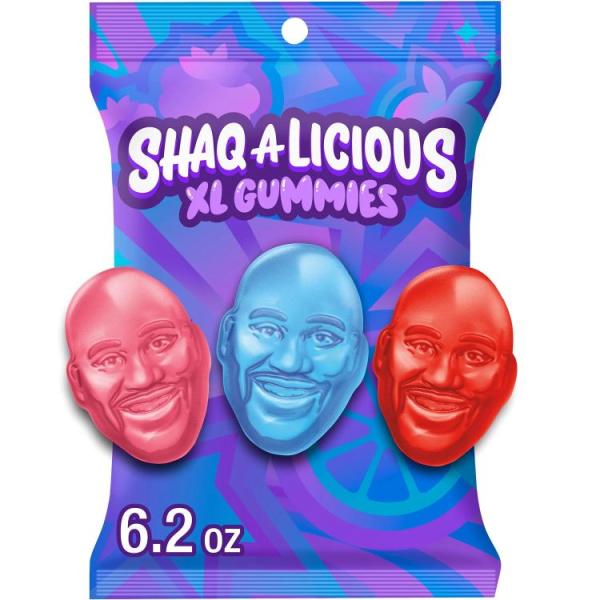 シャキール・オニールの笑顔をかたどった、存在感のあるサイズが特長のシャックアリシャス XL グミです。通常のグミよりも大きめで、ひと粒ごとに噛みごたえのある食感を楽しめます。フレーバーはピーチ、オレンジ、ベリーパンチの3種類。フルーティーな...