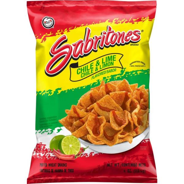 サブリトネス チリ＆ライム パフドウィートスナック 113g メキシコの本格的なチリ＆ライム風味を楽しめるパフドウィートスナックです。軽い食感と爽やかな酸味、ほどよい辛さが広がります。 1袋113g入りで、そのまま手軽にお召し上がりいただけ...