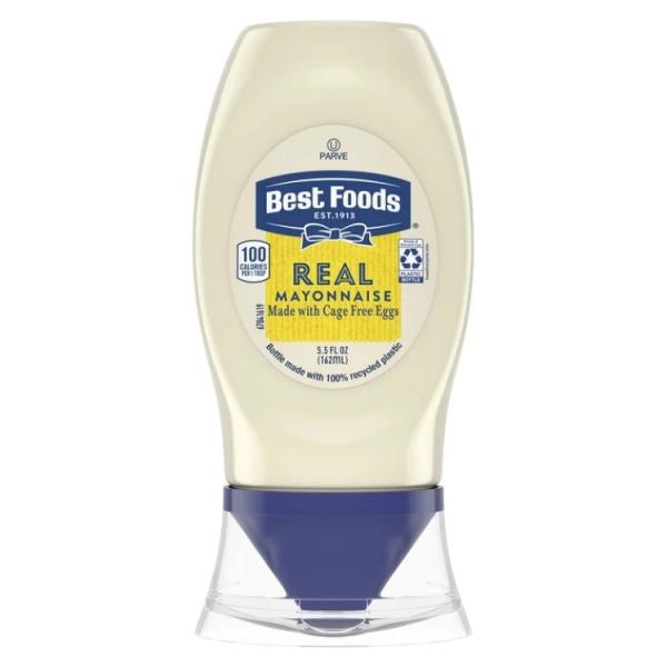 クリーンロックキャップと細口ノズル付きの独自ボトルで、狙った場所にきれいに出せます。ケージフリー卵、オイル、ビネガーなどシンプルな原材料を使用。サンドイッチやバーベキューバーガーなどの仕上げに最適です。1食あたり650mgのALA（オメガ3...