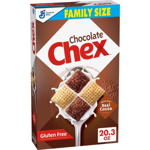 チョコレート チェックス シリアルは、本物のココアを使用したサクサク食感の格子状フレークが特長の、家族みんなで楽しめるチョコレート風味の朝食シリアルです。見た目も可愛らしく、味わいも豊かで、毎朝の楽しみになる一品です。1食あたり13gの全粒...
