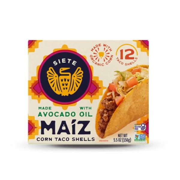 有機コーンを使用した、パリッとした食感が楽しめるコーントルティーヤシェルです。アボカドオイルで仕上げた、軽やかで香ばしい味わいが特長です。ひき肉や野菜、チーズなどお好みの具材を詰めて、手軽にタコスを楽しめます。食卓でのシェアメニューやホーム...