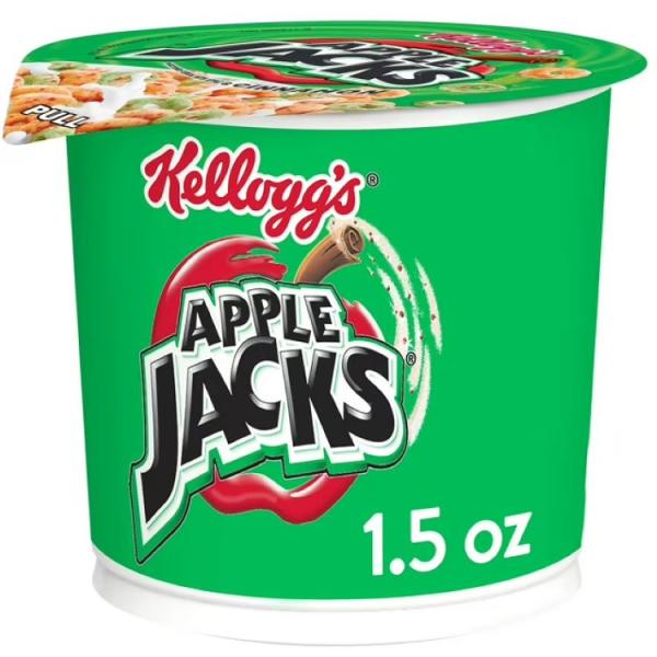 ケロッグのアップルジャックス朝食シリアルで一日を始めましょう。サクサクとした食感に、シャキシャキしたリンゴとシナモンの風味が楽しめる美味しいアップルジャックス。低脂肪の朝食シリアルであるケロッグのアップルジャックスは、ビタミンとミネラルの優...