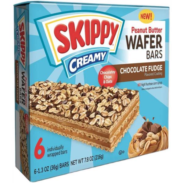 本物のスキッピー クリーミー ピーナッツバターを使用し、チョコレートでコーティングしたウエハースバーです。1本あたりたんぱく質6gを含んでいます。 サクサクとしたウエハースに、なめらかなピーナッツバターとチョコレートファッジを組み合わせた、...