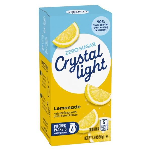クリスタルライト レモネード ドリンクミックスは、爽やかなレモネード風味が楽しめる粉末飲料です。 シュガーフリーで、ジュースや炭酸飲料の代わりとしても取り入れやすい設計です。 水に加えるだけで簡単に作ることができ、手軽にフレーバーウォーター...