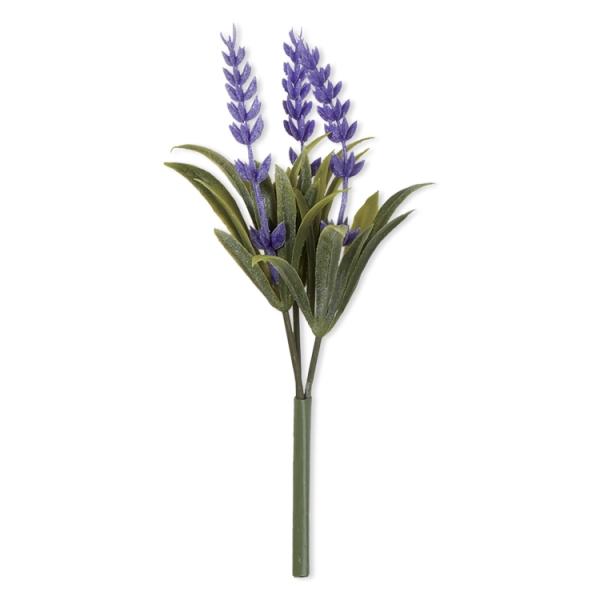 メインステイズ ラベンダー 人工ハーブピック約18.4cm 1本入り。ラベンダーの茎と葉は、美しい濃淡で立体感のある本物のような見た目に仕上げられています。茎の中に丈夫で曲げられるワイヤーが入っており、フローラルフォーム、花瓶、リースフォー...