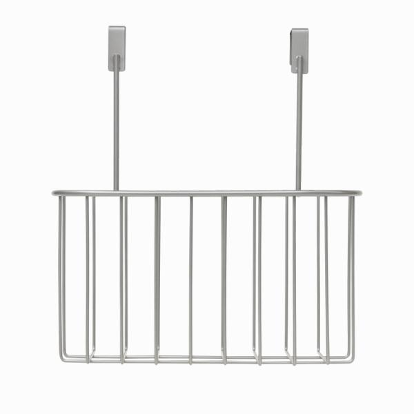 丈夫な金属ワイヤー構造のキャビネットドア用バスケット。洗面用品、個人用品、掃除用品の収納に最適です。使いやすいサイズ：商品サイズは約26.0cm（幅）×約15.9cm（奥行）×約28.6cm（高さ）。サビに強く耐久性のあるスチールワイヤー製...