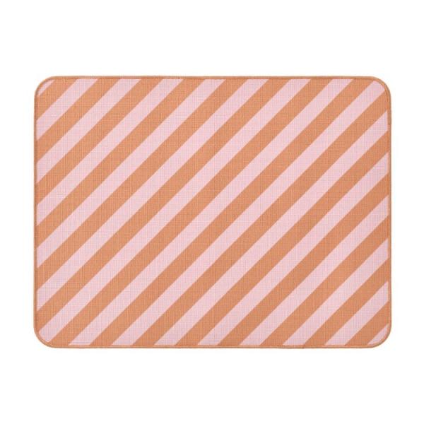 ・ノンスリップラバー素材の食器乾燥マット・サイズ：約61cm×46cm（24"W×18"）・拭き取りのみでお手入れ可能