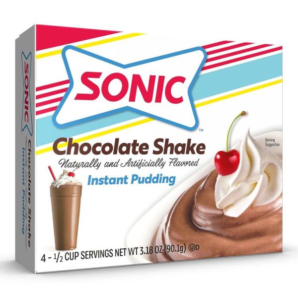 SONIC チョコレートシェイク風味のプディングミックスは、濃厚でまろやかなチョコレートシェイクの味わいを楽しめる、インスタントタイプのデザートミックスです。牛乳を加えて混ぜるだけで、手軽になめらかなプディングが作れます。 冷たい牛乳2カッ...