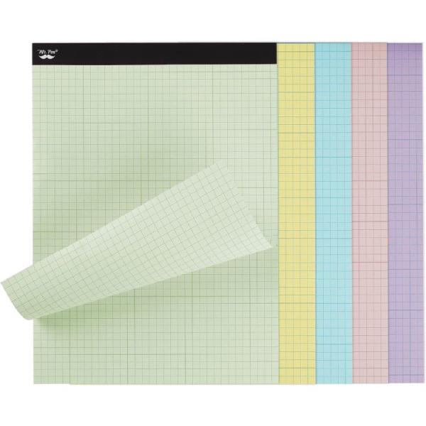 方眼紙は、さまざまな用途に使える便利なツールです。メモを取ることから図を描くことまで、ミスターペンの四角形方眼紙はさまざまな用途に最適です。パッケージには、5 色のパステルカラーのパッドが 1 枚含まれており、各パッドには 4 平方インチの...