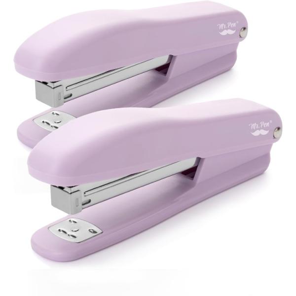 2 本のフルストリップ ブラック ホッチキス、最大 210 本のホッチキス針を収納可能、20 枚のホッチキス針を収納可能パッケージには200個のステープルが含まれています掲示板の留め具、クラフト用、壁へのホッチキス留めなど、完全に開きます。...