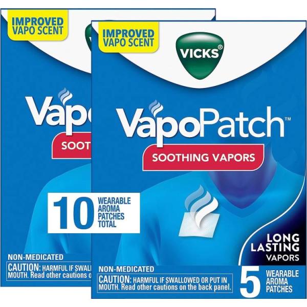 使いやすいパッチに入った、ヴィックス蒸気です。使い方は簡単。剥がして衣類に塗るだけで、心地よい非薬用ヴィックス蒸気を体験できます。信頼できる心地よい香り。VapoPatch には、ユーカリとエッセンシャル オイルの独自のブレンドと、メントー...