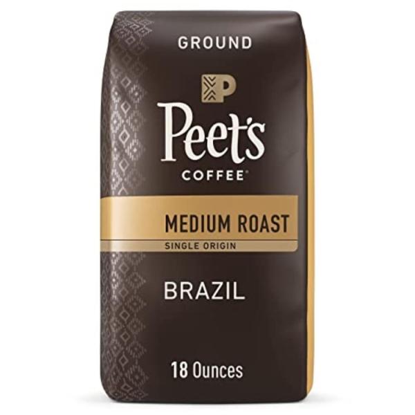 ナチュラル ブラジル コーヒーは、焙煎したてのヘーゼルナッツのような風味を醸し出します。ピーツ シングル オリジン ブラジル ミディアム ロースト コーヒーは、ブラジル最大の (そして私たちが最高だと考える) 生産州であるミナス ジェライス...