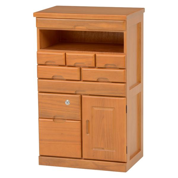 鍵付きの引き出し式カウンター収納。鍵が付いているので、重要な書類や通帳等の保管に便利です。A4サイズ対応サイズ (約)幅48×奥行32×高さ78cm素材 主材:桐材【完成品】【送料無料】※北海道/沖縄/離島の方は別途送料が必要となります。鍵...