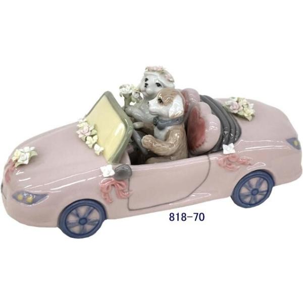 【発売日：2015年12月10日】★大変美しく丁寧で繊細な仕上げ、色合いも上品な置物です！ツルンとした光沢のある輝きと優しいパステルカラーが魅力です。■オルゴール付　曲目："Puppy love"■サイズ：w10cm D21cm H9cm■...