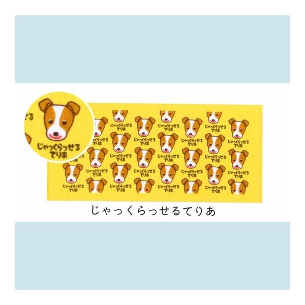 ■可愛い柄のフェイスタオル♪　とても可愛いお顔、表情で、日常生活が、笑顔になりますね(*^^*)　■サイズ：約 横 34×縦 75cm■素　材：綿100％ 　　　ちょっとしたプレゼントにもおすすめ♪【ラッピングは、無料です。】