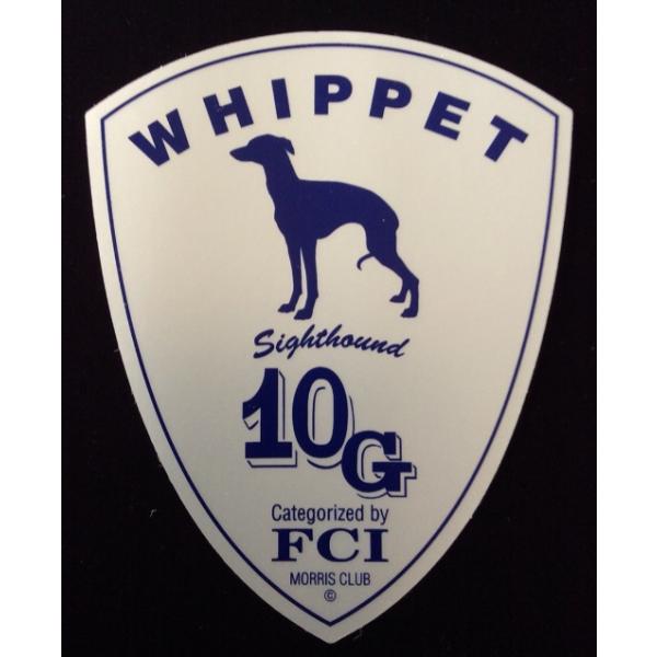 ◆ワッペン型のシャープなステッカーです！