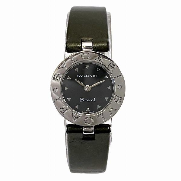 【ブランド】ブルガリ【商品名】ビーゼロワン【型番】BZ22S【シリアル】M2806【ムーヴメント】クォーツ【材質】SS×レザー【サイズ】ケース幅(リューズ含まず)×厚さ×腕回り最少〜最大(内径)×重さ約22.1mm×8.4mm×12〜16....