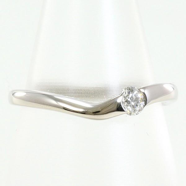 【素材】PT1000/プラチナ【石目】ダイヤ 0.10ct 【総重量】約2.7g【サイズ】約6号【最大幅】約4mm【サイズ直し】不可【付属品】なし【商品の状態】新品仕上げ済み※ご注文前にご確認ください※・再生ジュエリーの為すべて一点物です。...