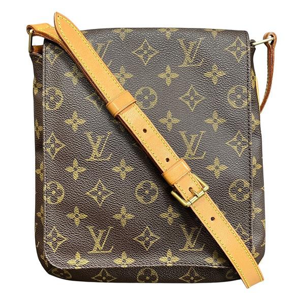 【ブランド】ルイヴィトン【ライン】モノグラム【商品名】ミュゼットサルサ【型番】M51258【シリアル】AS0959【カラー】ブラウン【素材】トアル地【仕様】外側：ポケットなし    内側：オープンポケット×1【サイズ】H約25cm×W約23...