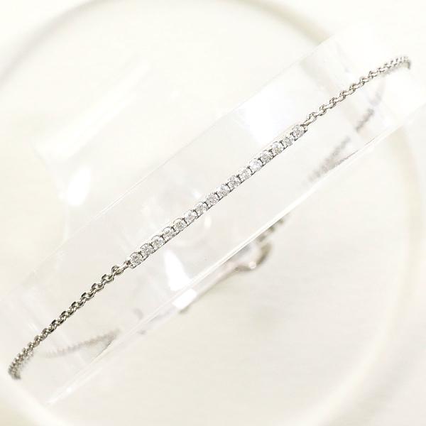 【ブランド】STAR JEWELRY / スタージュエリー【素材】PT950/プラチナ【石目】ダイヤモンド 0.06ct【総重量】約1.4g【サイズ】チェーン全長：約17.5cm(アジャスターなし)【付属品】なし【商品の状態】新品仕上げ済み...