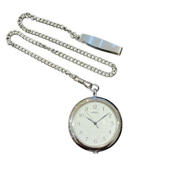 【ブランド】セイコー【型番】7N01-9A00【シリアル】2N0059【ムーヴメント】クォーツ【材質】SS【サイズ】ケース幅(リューズを含まず)×厚さ×提げ鎖全長×重さ約32mm×7mm×35.5cm×40.8g【カラー】シルバー文字盤【付...