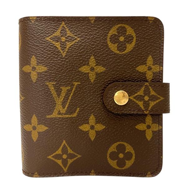 【ブランド】LOUIS VUITTON / ルイ・ヴィトン【商品名】コンパクトジップ【ライン】モノグラム【型番】M61667【シリアル】CA0959【カラー】ブラウン【素材】トアル地【サイズ】H約11cm×W約10cm×D約2.5cm【仕様...