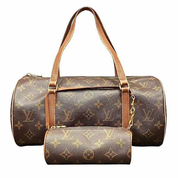 【ブランド】ルイヴィトン【ライン】モノグラム【商品名】旧パピヨン30【型番】M51365【シリアル】NO0953【カラー】ブラウン【素材】トアル地【仕様】外側:ポケットなし    内側:ポケットなし【サイズ】H約14.5cm×W約30cm×...