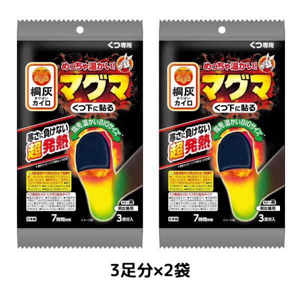 この商品について3足分×2袋のセットになります。【黒色で目立たない】黒色のカイロは靴の内部で目立ちにくく、靴下に貼っても気になりません。外出時や職場でも自然に使用できます。【靴専用設計】このカイロは靴の内側に特化して設計されており、靴下に貼...