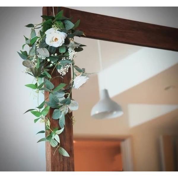 ◆サイズ  W27×D12×H74cm◆材質　  造花◆備考 　 リース　Wreath