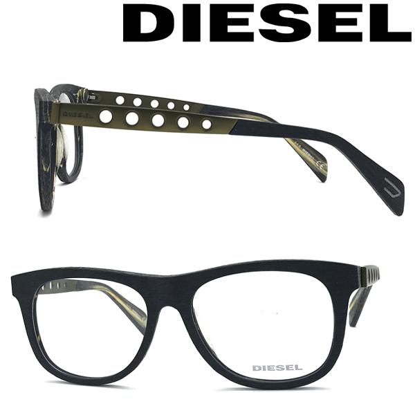 ■ブランド名　DIESEL■品名　5115 ウッド調ブラック×マーブルブラックメガネフレーム 眼鏡■対象　メンズ　レディース■素材　プラスチック×メタル■付属品　メガネケース等■カラー　ブラック×マーブルブラック×ゴールド■サイズ　【54□...