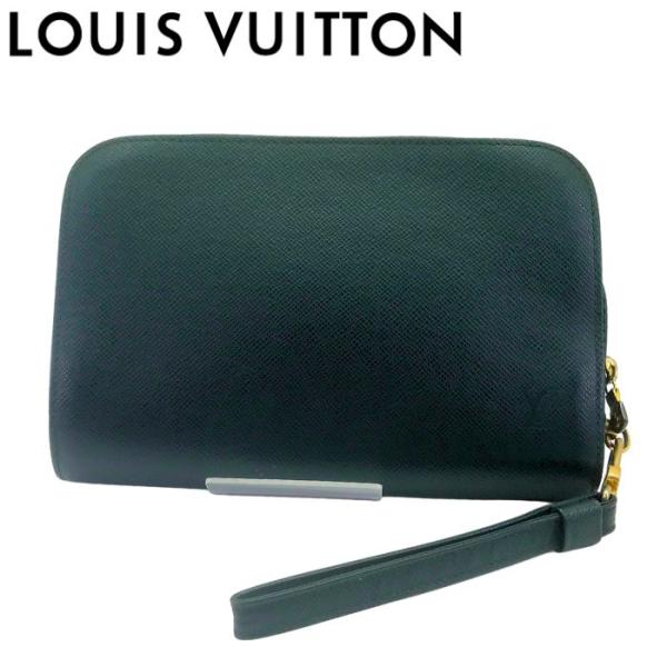 ■ブランド名LOUIS VUITTON ルイヴィトン■カテゴリ＜中古品＞クラッチバッグ セカンドバッグ■対象メンズ■素材レザー■カラーグリーン■サイズ縦16×横24×マチ5cm■付属品無し▼商品説明やや使用感がありますが良い状態です。レザー...